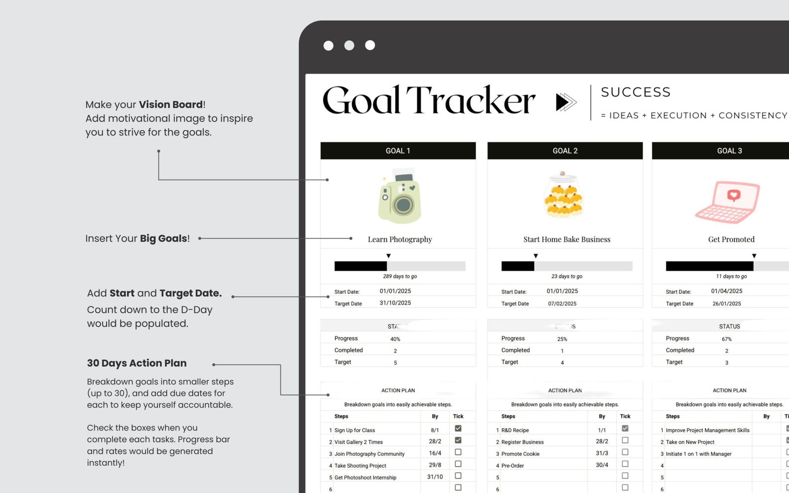 Goal Tracker - PocoDash